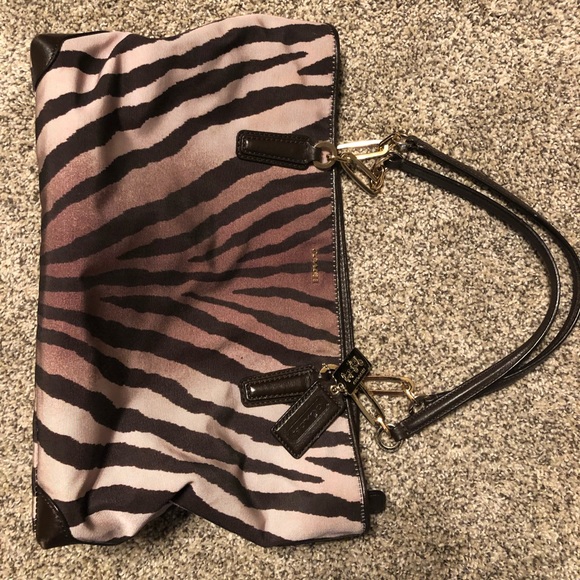 Coach | Bags | Coach Zebra Handbag | Poshmark